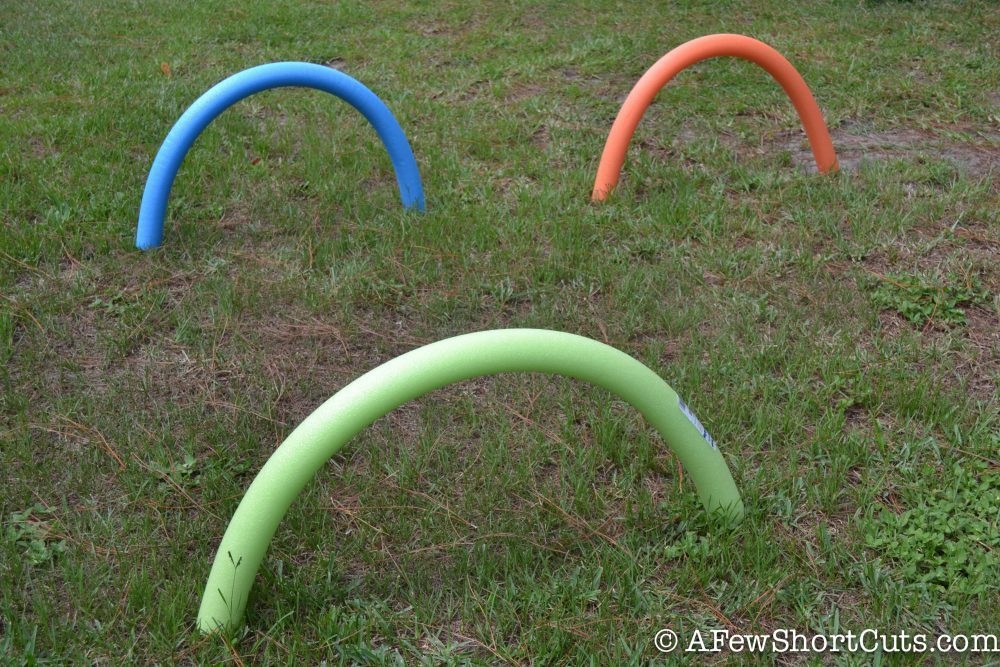 Pool Noodle Hurdles - A Few Shortcuts
