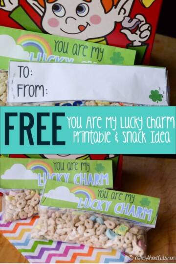 FREE "You Are My Lucky Charm" Snack Printable - A Few Shortcuts