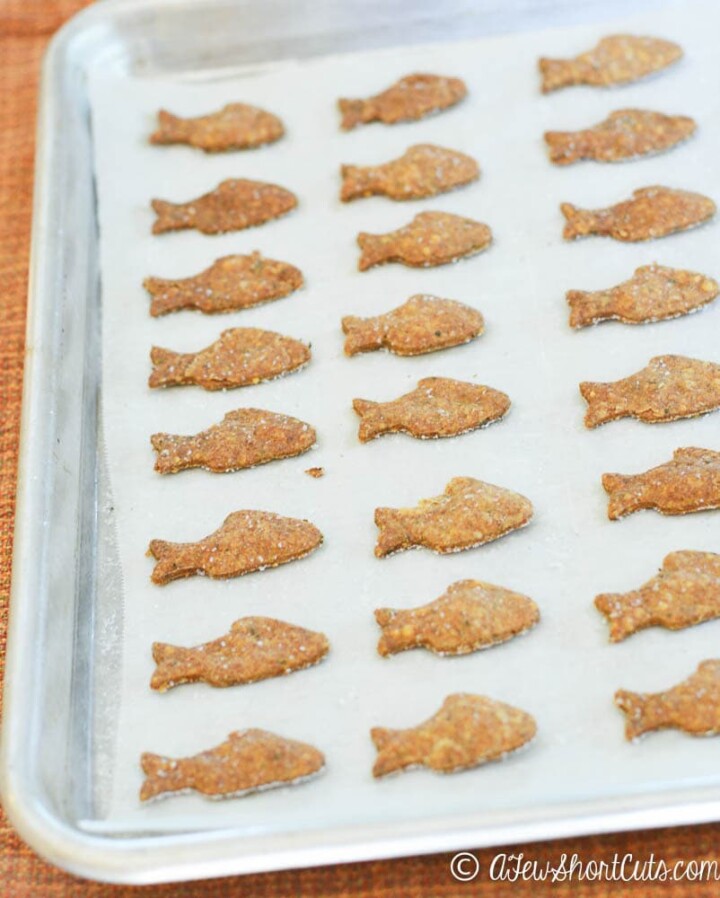 Homemade Fish Crackers - A Few Shortcuts