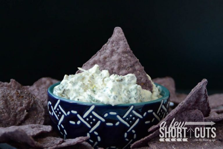 Seaweed Dip with Shark Fin Chips - A Few Shortcuts