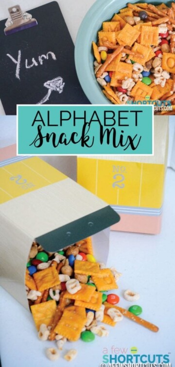 Alphabet Snack Mix Recipe - A Few Shortcuts