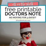 Elf on The Shelf Printable Doctor's Note - A Few Shortcuts