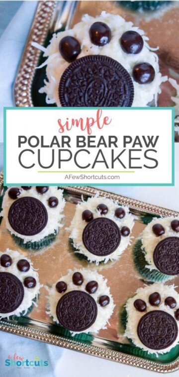 Polar Bear Paw Cupcakes Recipe - A Few Shortcuts