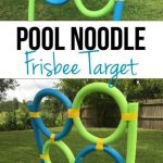 DIY Pool Noodle Frisbee Target - A Few Shortcuts