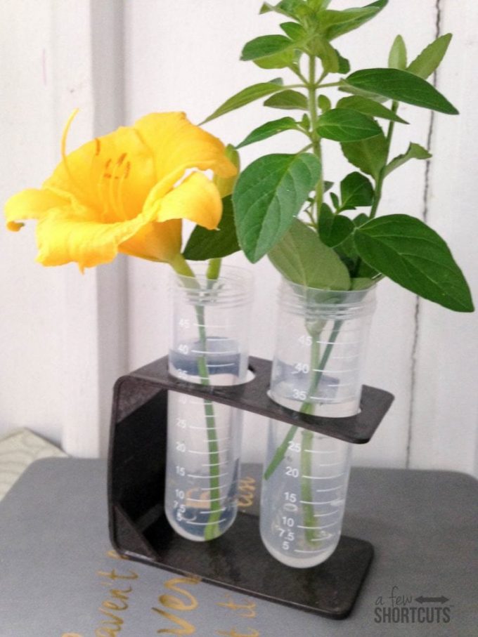 DIY Test Tube Vase - A Few Shortcuts