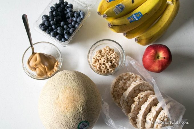 Owl Rice Cake Snacks - Lunchbox Fun - A Few Shortcuts