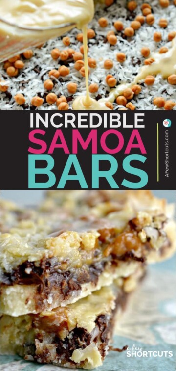 Samoa Bars Recipe - A Few Shortcuts