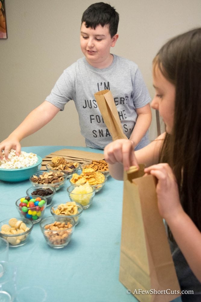 How to Set Up a Kids Snack Mix Bar - A Few Shortcuts