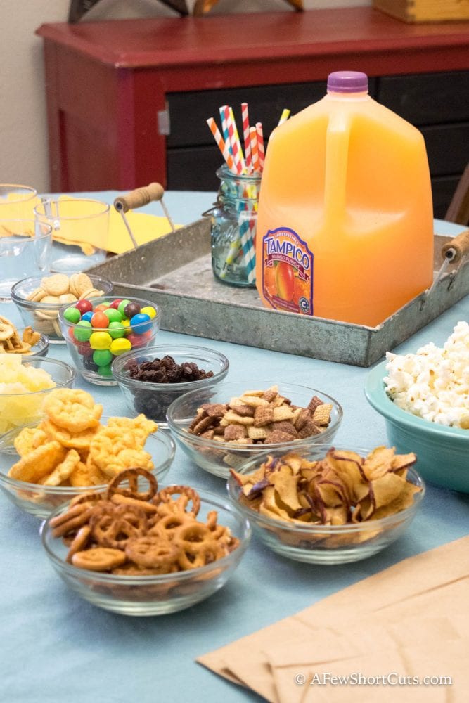 How to Set Up a Kids Snack Mix Bar - A Few Shortcuts