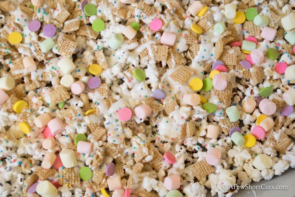 White Chocolate Spring Snack Mix Recipe - A Few Shortcuts
