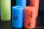 DIY Pool Noodle Fraction Manipulatives - A Few Shortcuts