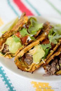 Zucchini Taco Shells - A Few Shortcuts