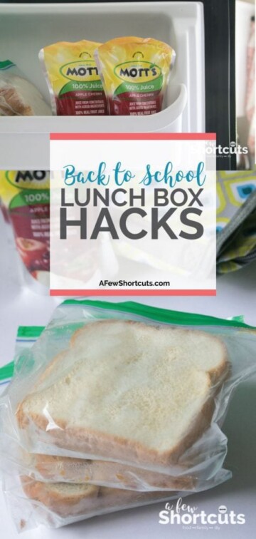 Simple Back to School Lunch Box Hacks - A Few Shortcuts
