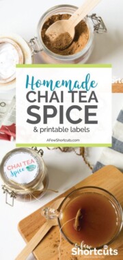 Homemade Chai Tea Spice Mix & Printable Labels - Great Gift Idea - A ...