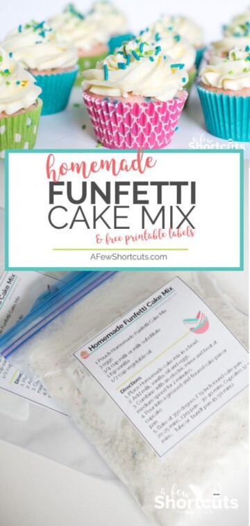 Homemade Funfetti Cake Mix Recipes - A Few Shortcuts