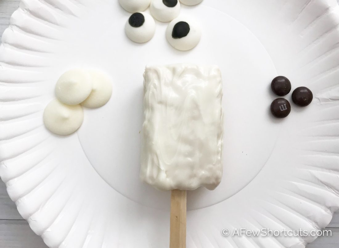 Easy to Make Polar Bear Rice Krispie Treats - A Few Shortcuts