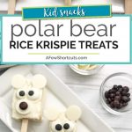 Easy to Make Polar Bear Rice Krispie Treats - A Few Shortcuts