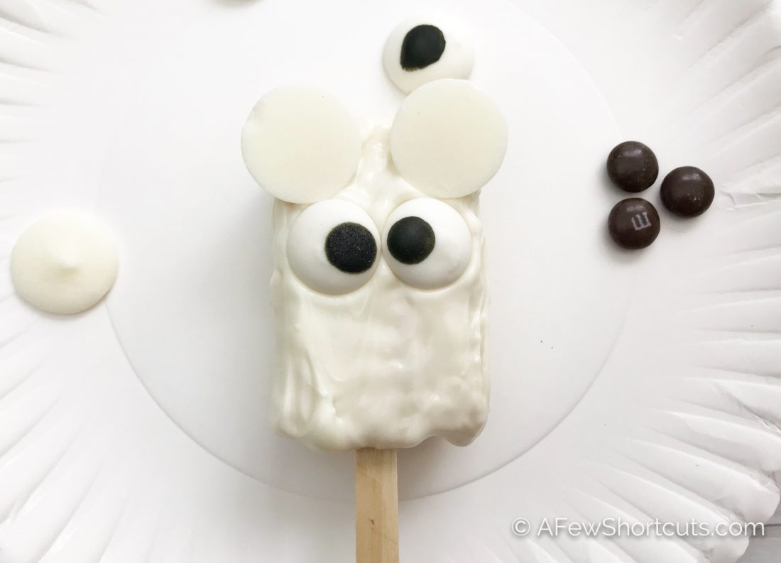 Easy to Make Polar Bear Rice Krispie Treats - A Few Shortcuts