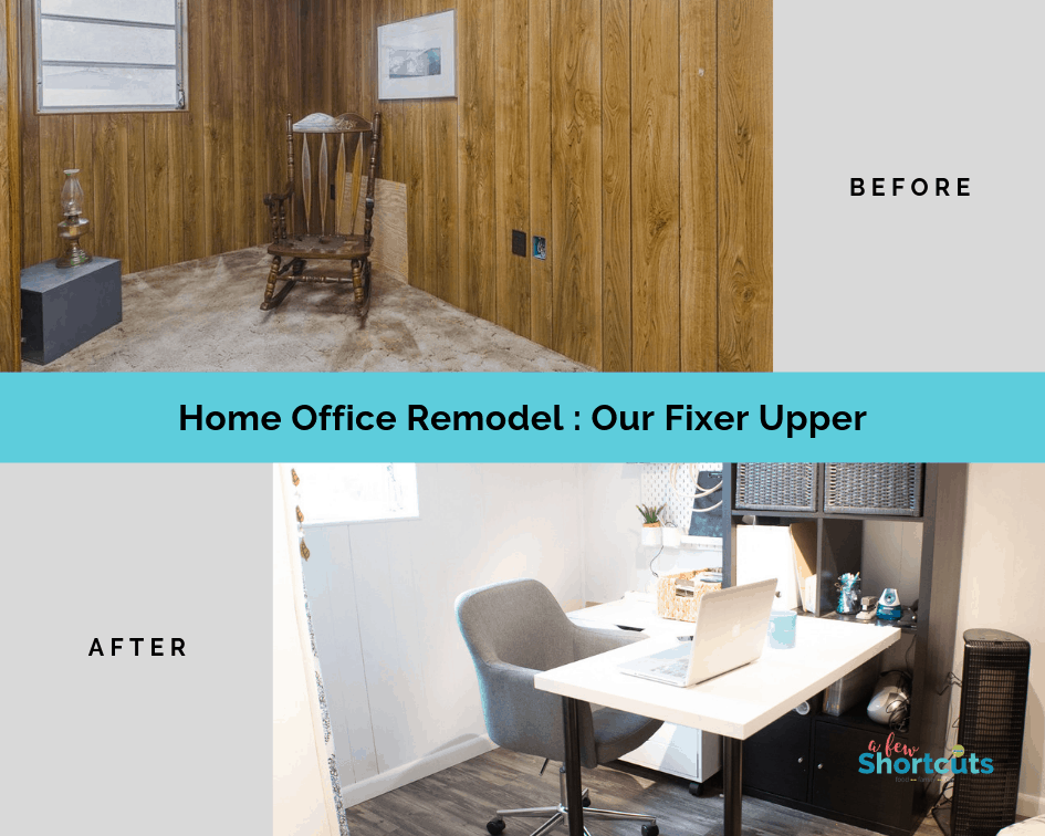 Home Office Remodel - Our Fixer Upper - A Few Shortcuts