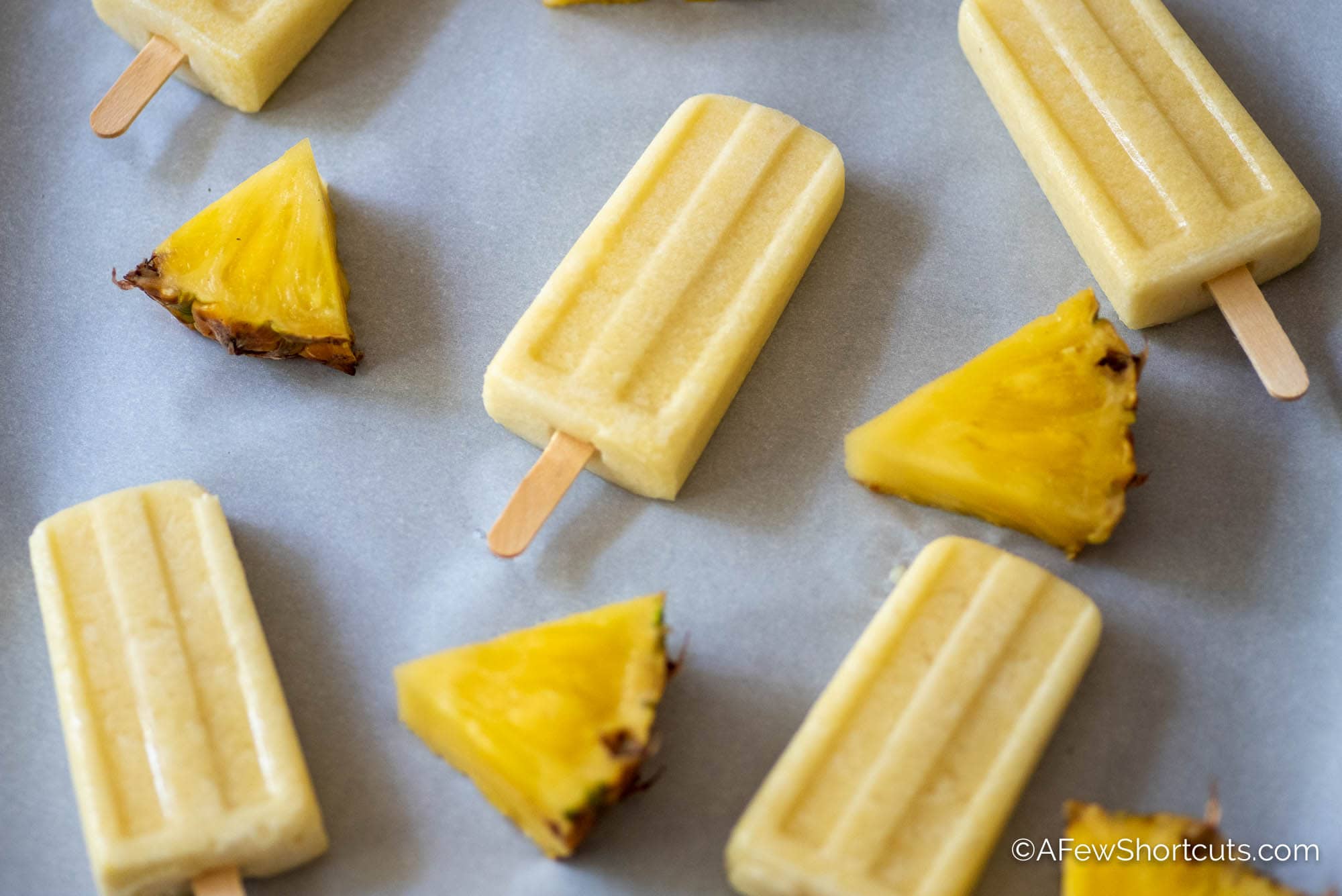 Dole Whip Popsicles Recipe - 2 Ingredients - A Few Shortcuts
