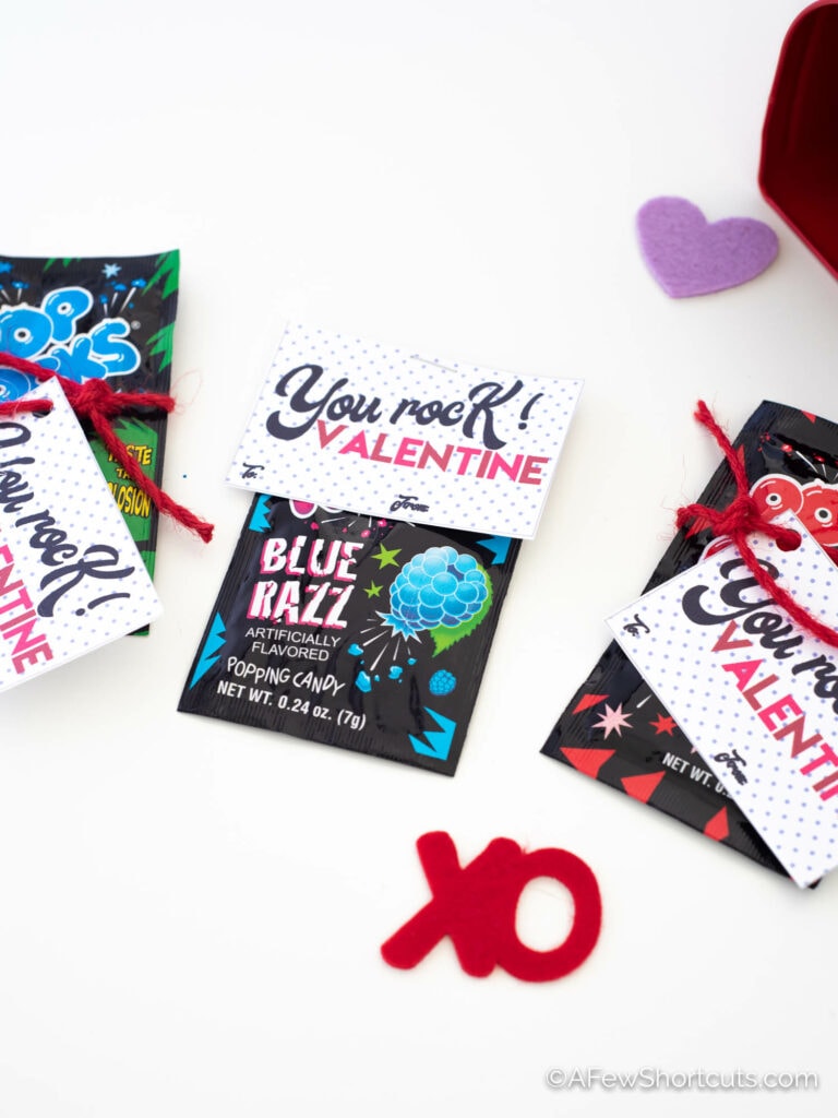 Free Printable Pop Rocks Valentines - A Few Shortcuts
