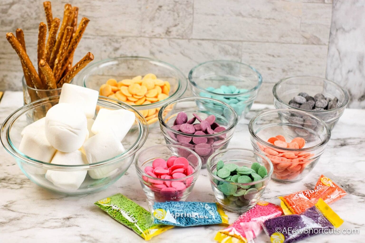 The Lorax Truffula Tree Pretzel Snacks Recipe - A Few Shortcuts