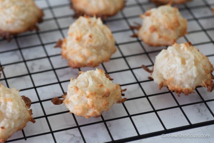Simple Coconut Macaroons Recipe - A Few Shortcuts