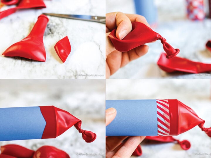 DIY Confetti Poppers - Great for Fourth of July - A Few Shortcuts
