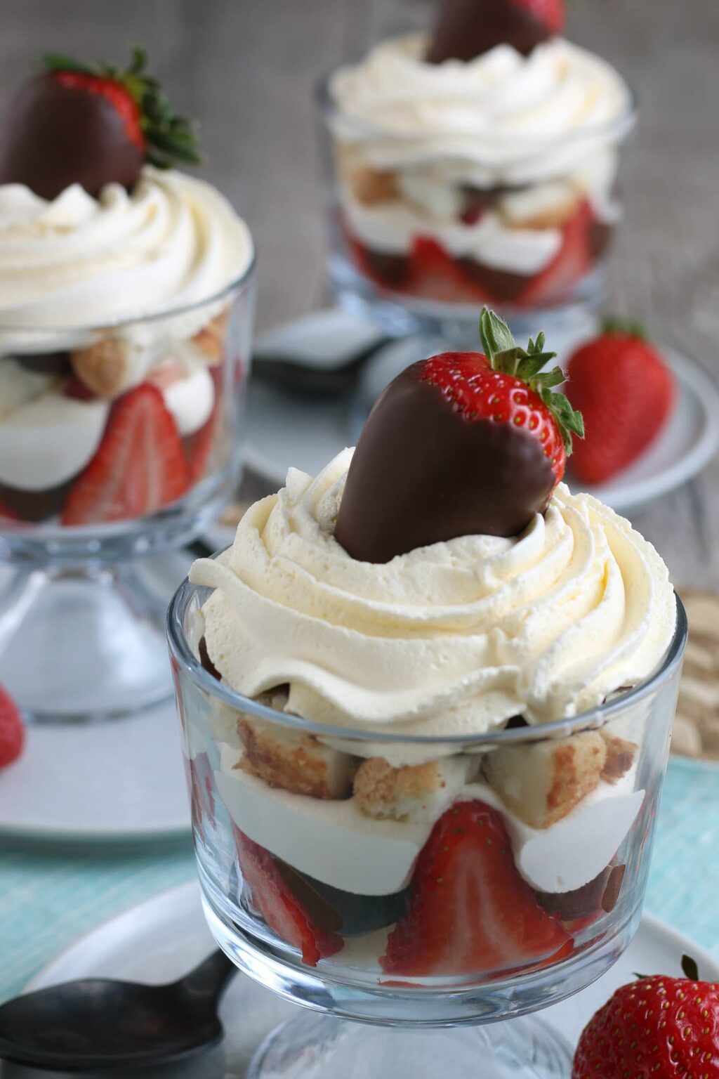 Chocolate Strawberry Trifle Dessert Recipe - A Few Shortcuts
