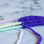 Straw Weaving Bracelets - Fun Kids Craft - A Few Shortcuts