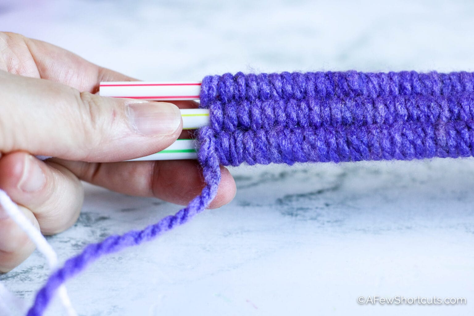 Straw Weaving Bracelets - Fun Kids Craft - A Few Shortcuts