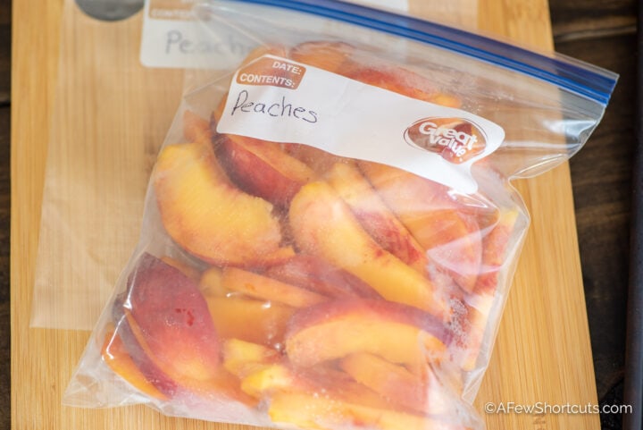 How to Freeze Peaches & Other Peachy Tips - A Few Shortcuts