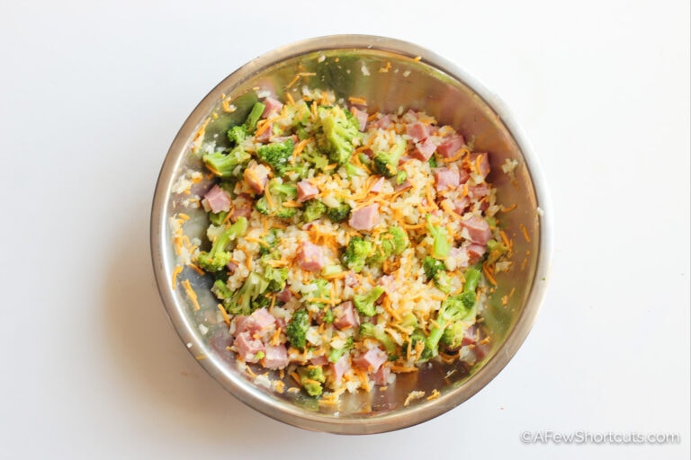 Cheesy Ham & Broccoli Casserole Recipe - Low Carb - A Few Shortcuts