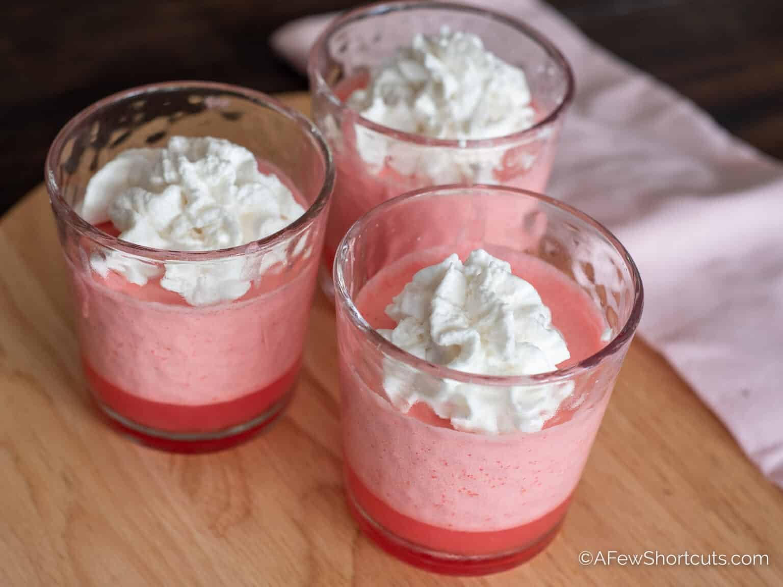 Copycat Jell-o 1-2-3 - Layered Jello Dessert Recipe - A Few Shortcuts