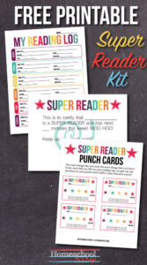 FREE Printable Super Reader Kit - A Few Shortcuts